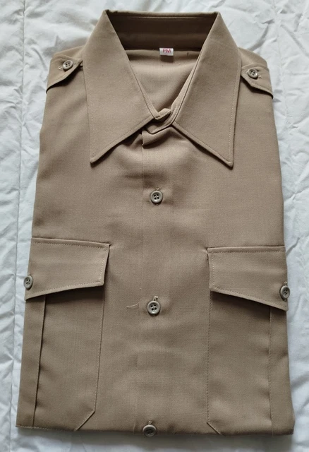 CHEMISE SABLE MILITAIRE uniforme ancien légion French armée Taille 40 ...