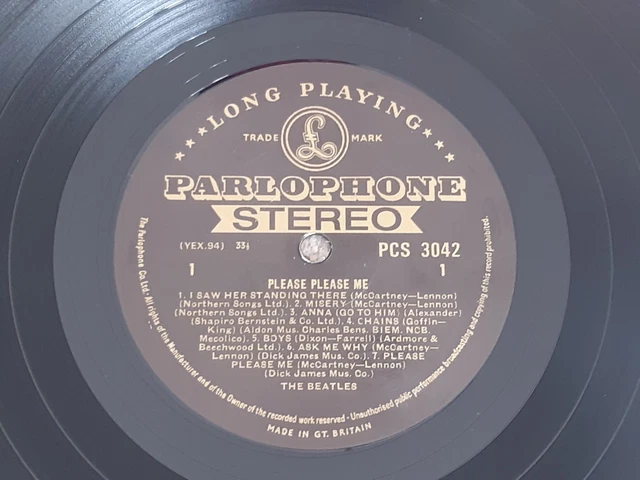 THE BEATLES PLEASE Please Me Stereo Black / Gold Label Vinyl LP £88.08 ...