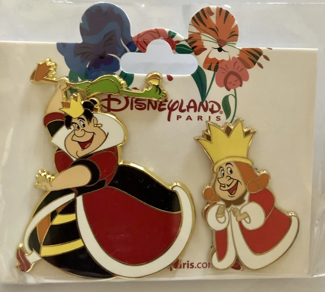 PIN’S DISNEY ALICE aux pays des merveilles Reine de Cœur Roi Disneyland ...