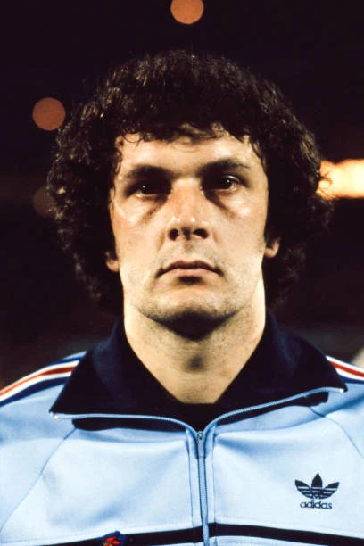 DOMINIQUE DROPSY OF France During The Fifa World Cup Match 1981 OLD ...