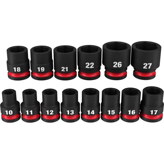 MILWAUKEE 14PC SHOCKWAVE Impact Duty 1/2 MILWAUKEE 14PC SHOCKWAVE Impact Duty 1/2