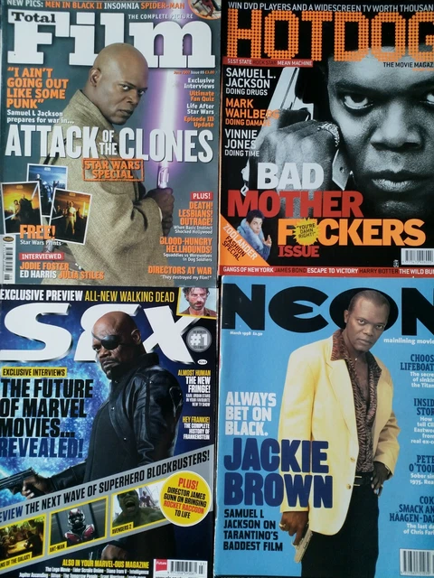 SAMUEL L JACKSON - Neon Magazine Mar98/Hotdog 19/SFX 244/Total Film 65 ...
