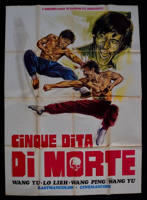 MANIFESTO CINQUE DOIGTS De Mortes Bruce Lee Wang Yu Ping Lieh A72 EUR ...