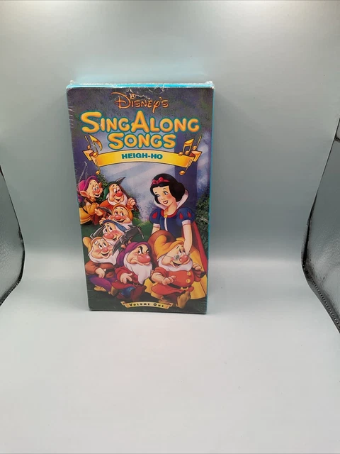 DISNEYS SING ALONG Songs - Snow White: Heigh-Ho (VHS, 1994)BRAND NEW ...
