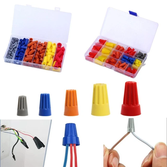 CONNECTOR QUICK WIRING Terminal Spiral Type Crimping Cap Spring Cap ...