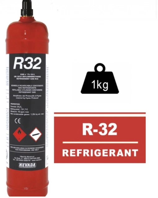 GAS R32 REFRIGERANT Charging For Air Conditioners Cylinder R32 Air ...