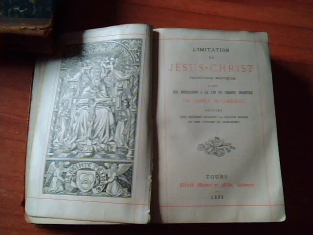 L'IMITATION DE JESUS christ 1888 par L'abbé Lamennais EUR 15,00 ...