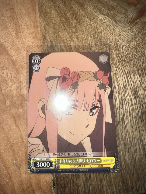 DARLING IN THE Franxx Weiß Schwarz Zero Two 016 C Japan Anime Karte ...