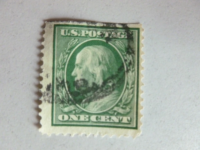 TIMBRE RARE BENJAMIN FRANKLIN US POSTAGE - ONE Cent VERT - ANNEE 1902 ... TIMBRE RARE BENJAMIN FRANKLIN US POSTAGE - ONE Cent VERT - ANNEE 1902 ...