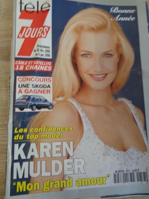 TÉlÉ 7 Jours N° 1857 1996 Karen Mulder Eur 12 90 Picclick Fr