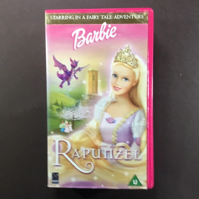 BARBIE AS RAPUNZEL, VHS, Video Tape, 2002, Cert U Children’s Movie £2. ...