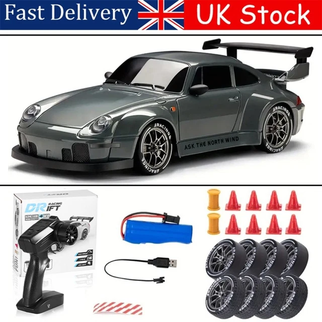 HIGH SPEED RC Drift 1:24 Cars Sports 4WD Remote Control Racing Car Toys ...