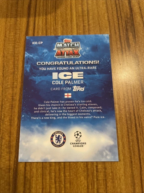 TOPPS MATCH ATTAX 2025/26 Ice Cold Cole Palmer ULTRA RARE 1/250 packs ...