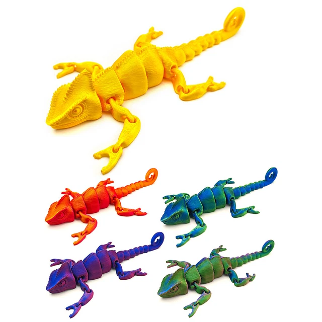 3D PRINTED LIZARD Articulated Models 3D Printing Stuff Cheap 3D Print ...