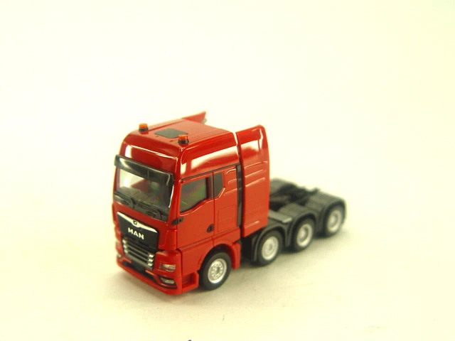 MAN TGX LKW Schwerlast Zugmaschine in rot - Herpa HO 1:87 Modell 316965 ...