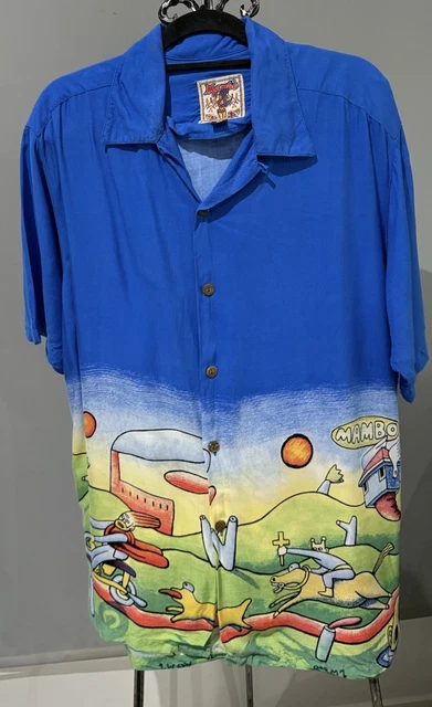 MAMBO LOUD SHIRT - Jesus on a Bicycle by Reg Mombassa ~ Size M Vintage ...