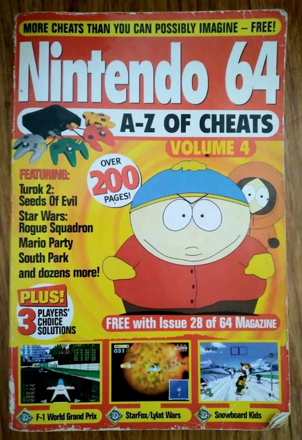 NINTENDO 64, A-Z Of Cheats, Vol 4 1999 EUR 23,01 - PicClick FR
