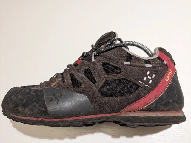 HAGLOFS BOOTS GORETEX Trekking Shoes Mens UK 7 Brown hiking walking ...