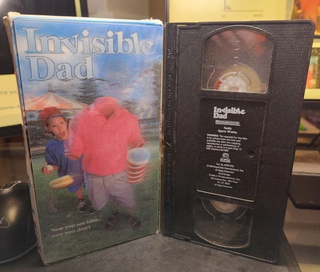 INVISIBLE DAD VHS cassette tape karen black charles dierkop a-pix ...