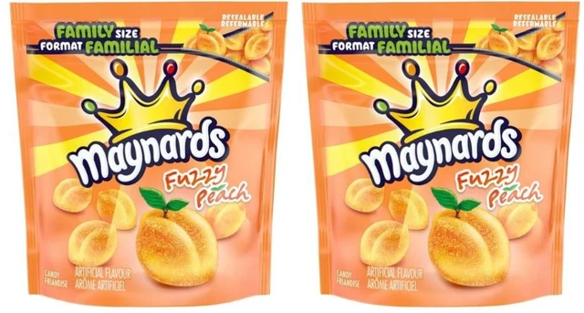 MAYNARDS FUZZY PEACH Gummy Candy, Family Size, 814g (3 Pack) $80.67 ...