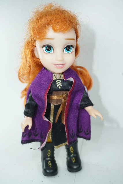 FROZEN MINI ANNA Doll Disney Animators 6” Frozen Character Toddler Toy ...