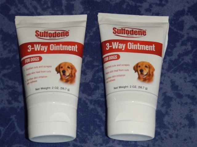 SULFODENE 3-WAY OINTMENT for dogs skin care pain relief heal sooth 2 oz ...