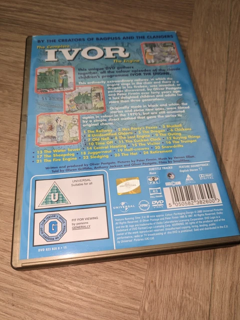 IVOR THE ENGINE - The Complete Ivor The Engine (DVD, 2005) Trains Steam ...