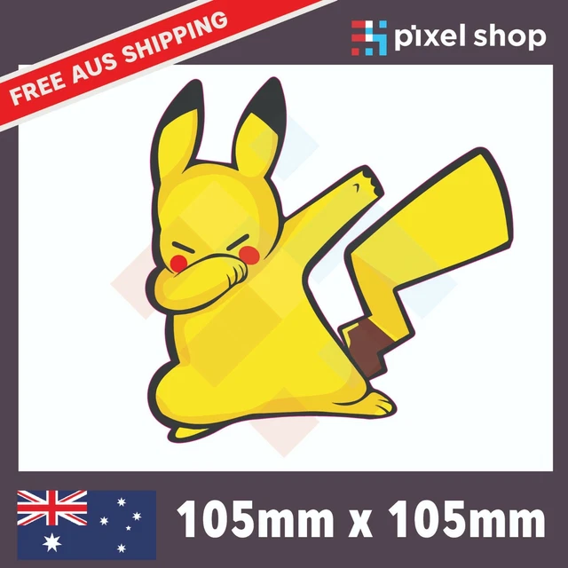 DABBING PIKACHU VINYL Car Sticker Decal Funny Meme Cute Weekend EUR 4 ...