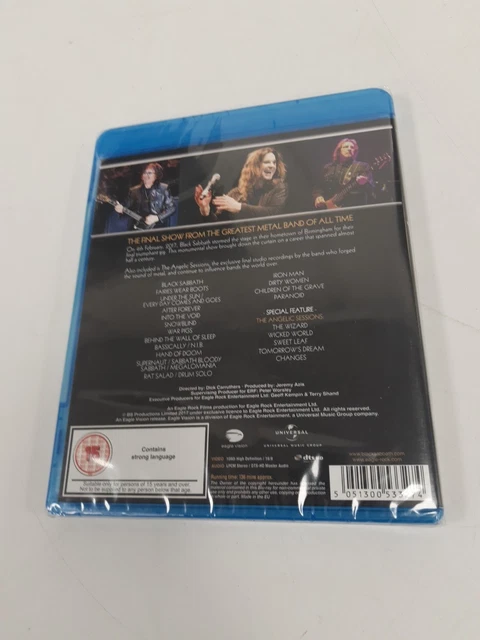 BLACK SABBATH: THE End Blu-Ray Ozzy Osbourne 4th Feb 2017 Brand New ...
