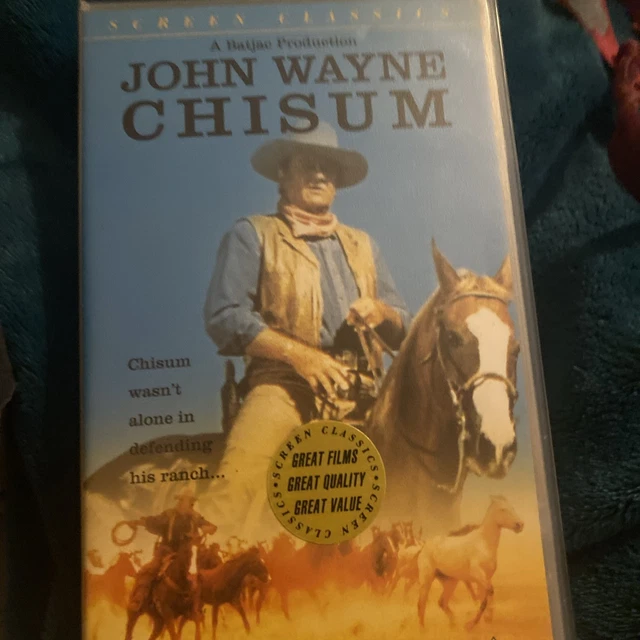 JOHN WAYNE CHISUM VHS £1.16 - PicClick UK