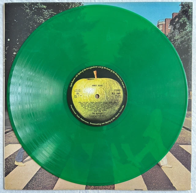 THE BEATLES -ABBEY Road- Rare Original UK Green Vinyl Export LP (Vinyl ...