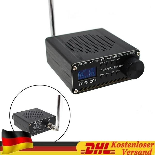 NEU ATS-20+ PLUS ATS20 V2 SI4732 Funkempfänger FM AM (MW & KW) SSB (LSB ...
