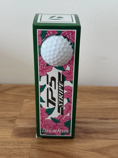 TAYLORMADE TP5 STRIPE The Masters 2025 Limited Edition Azalea Balls ...