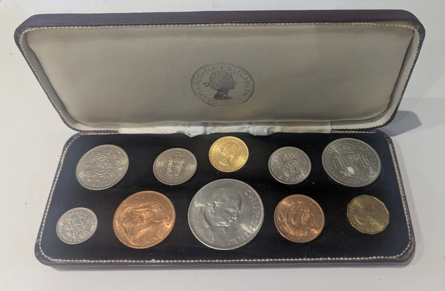 RARE 1965 ELIZABETH II Sovereign Specimen Coin Set, Uncirculated £659. ...