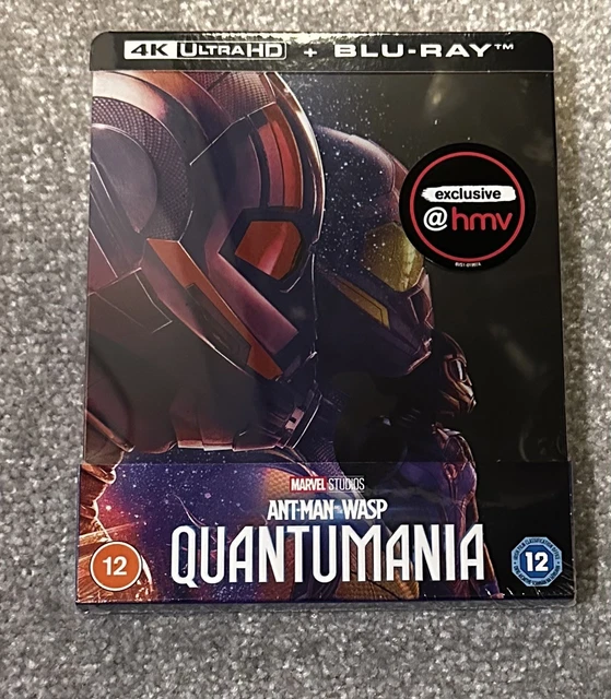 ANTMAN AND THE Wasp Quantumania 4k Steelbook HMV exclusive new sealed £ ...