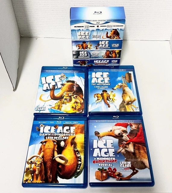 ICE AGE COLLECTION Box Set 1-4 Movies(DVD/Blu-Ray/Digital Copy) £13.44 ...