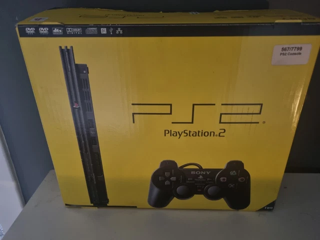 BOXED SONY PS2 Slim Console Black Bundle EUR 37,37 - PicClick IT