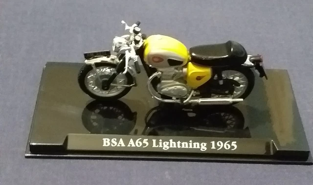 BSA A65 LIGHTNING 1965 1:24 Scale Atlas Editions Classic Motorbikes £9. ...