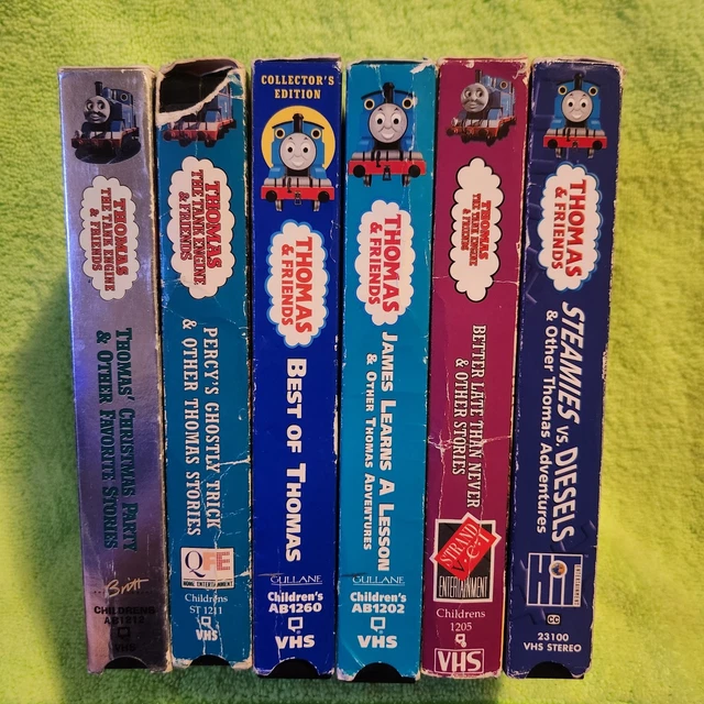 THOMAS THE TANK Engine And Friends VHS Lot George Carlin Ringo Star Mix ...