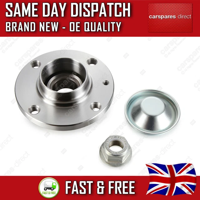 VW POLO MK3 6N Rear Wheel Bearing & Hub Kit Assembly 1994>2002 Abs ...