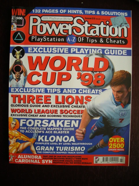 POWERSTATION MAGAZINE WITH Free Final Fantasy VII Guide Minimal Wear ...
