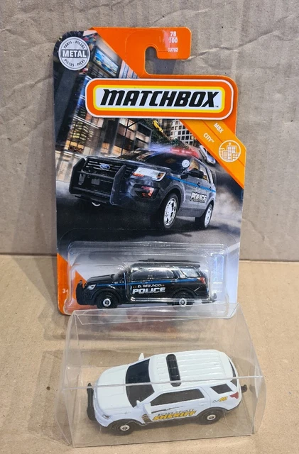 MATCHBOX 2016 FORD Interceptor Utility El Segundo Police & Sheriff £11. ...