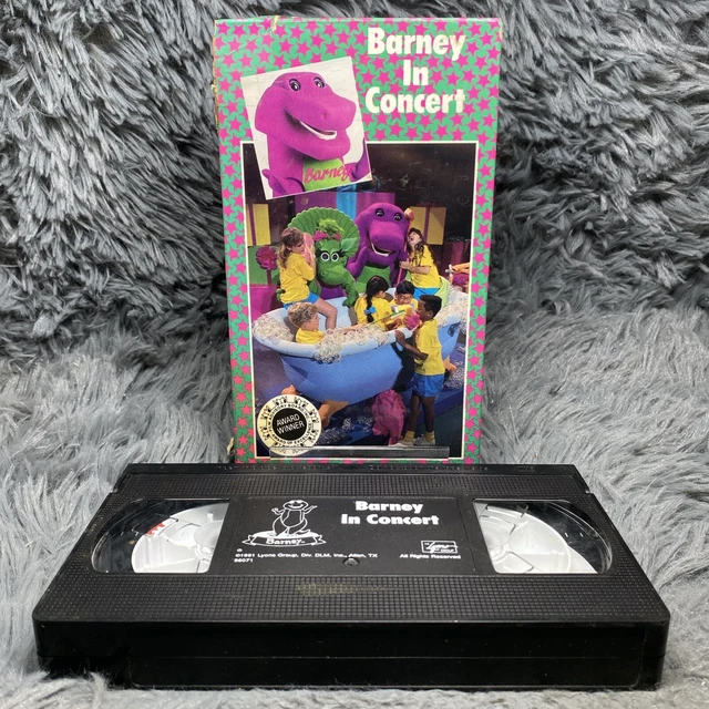 BARNEY & FRIENDS: Barney In Concert VHS 1991 Video Tape Sing Along Rare ...