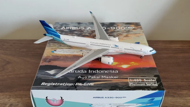 GARUDA INDONESIA AIRLINES Mask Airbus A330-900 neo Model 1:400 Scale ...