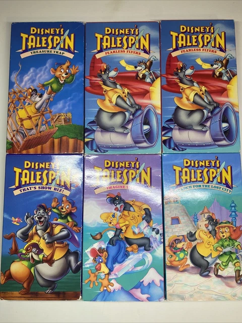 DISNEY TALESPIN VHS Lot (6 Tapes) #2 #4 #5 #6 #8 £13.92 - PicClick UK