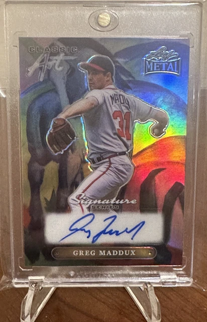 2024 LEAF METAL Greg Maddux Classic Art Auto 1/1 EUR 46,25 - PicClick FR