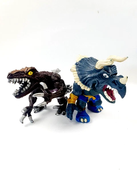 MATTEL EXTREME DINOSAURS Street Sharks Spike Evil Raptor HAXX 1996 ...