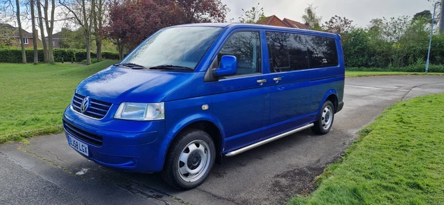 VW TRANSPORTER T5 2.5Td 160Bhp Club Class Shuttle Caravelle Lwb 9 ...