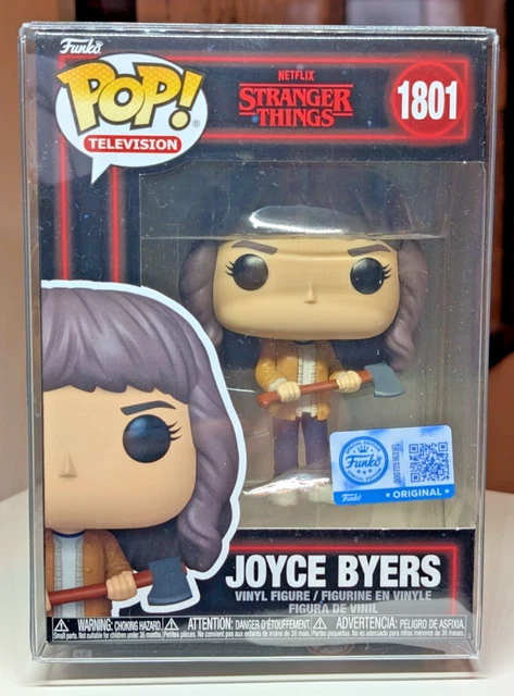 FUNKO POP! TV Stranger Things Joyce Byers #1801 Exclusive w/Pop Protector £29.95 - PicClick UK