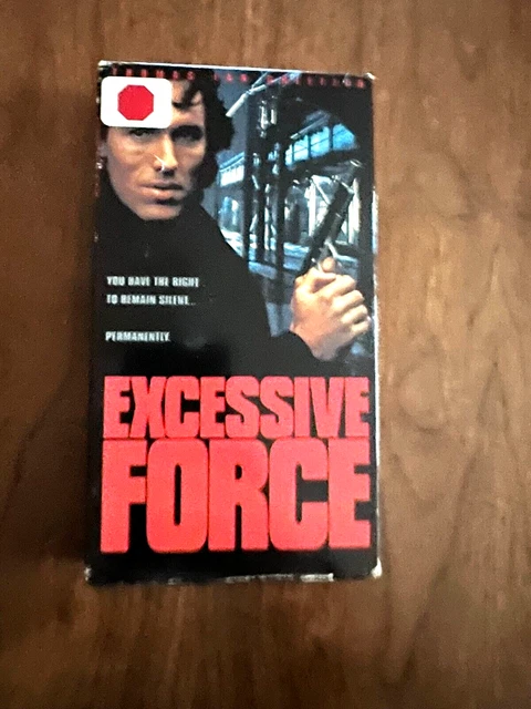 EXCESSIVE FORCE (1993) New Line Home Video VHS Action Thriller Suspense ...